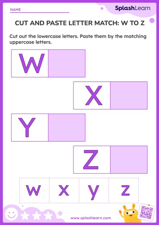 Lowercase Cursive Letters: Y, Z - English Worksheets - SplashLearn